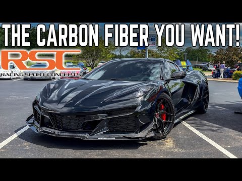 ALL of the Racing Sport Concepts Carbon Fiber on MY C8 Z06! NCM Bash 2025 CLEAN UP!