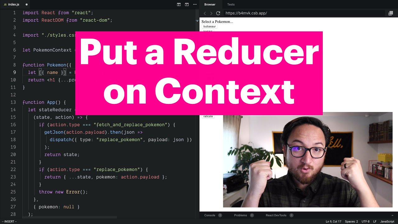 Put a Reducer on Context