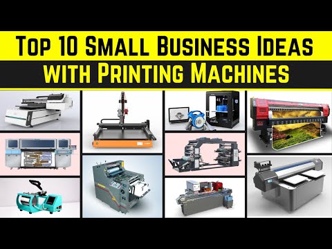 Top 10 Small Business Ideas with Printing Machines || New Printing Machines for Business