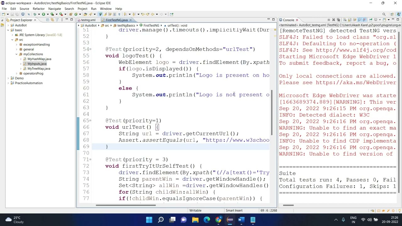 Session - 5 (How to apply Assertions in TestNG, Hard Assert vs Soft Assert)