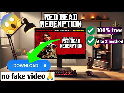 how to download red dead redemption 1 on pc for free 😱 | how to download red dead redemption 1