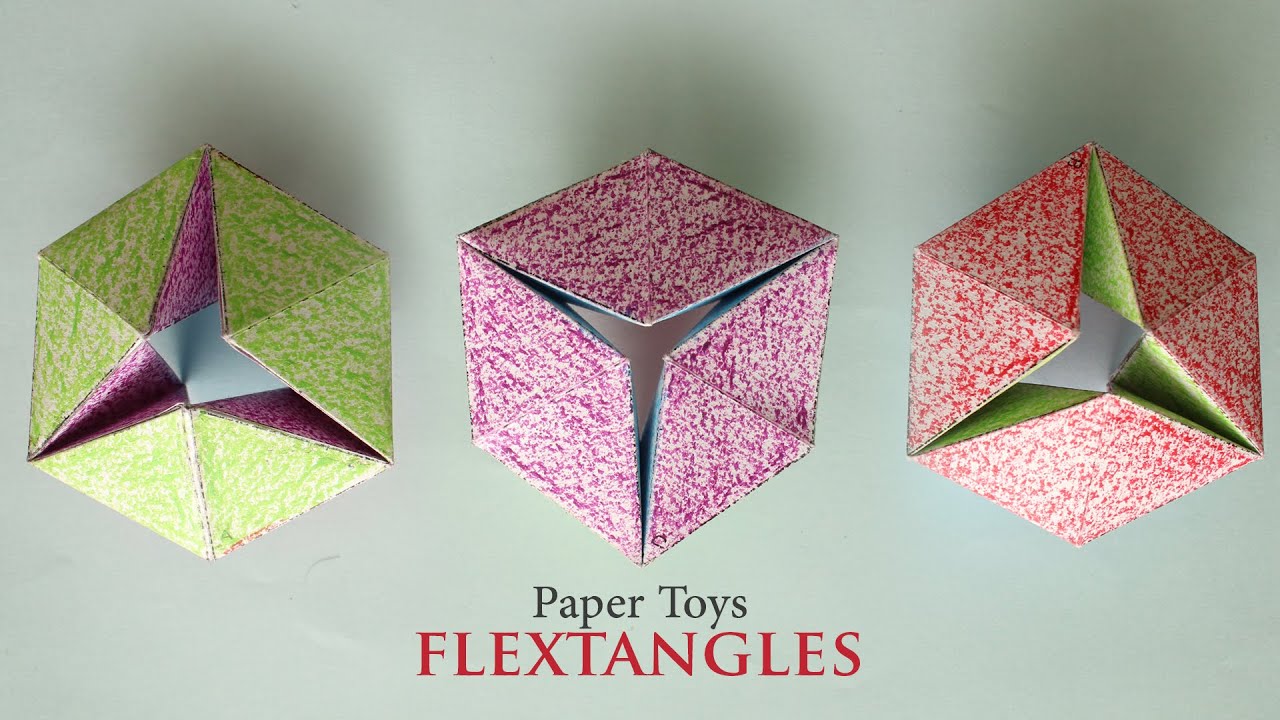 How To Make: Flextangles - DIY Paper Toys