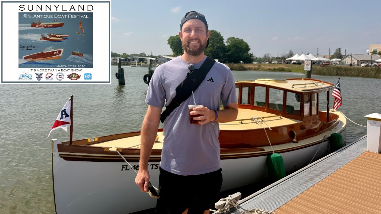 We Went to the Antique Boat Festival Full of Old Boats!