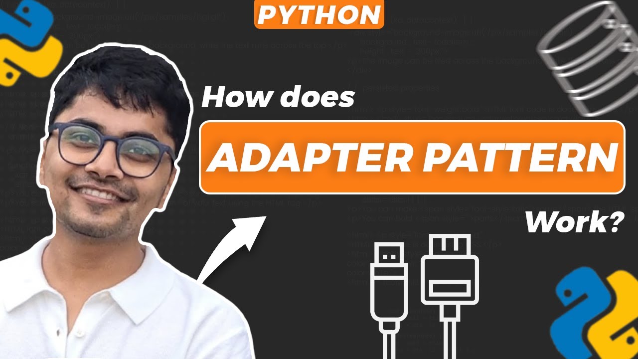 Adapter Design Pattern in Python | Real-World Example & Explanation