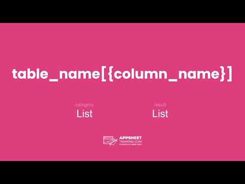 AppSheet table name{column name} Expression