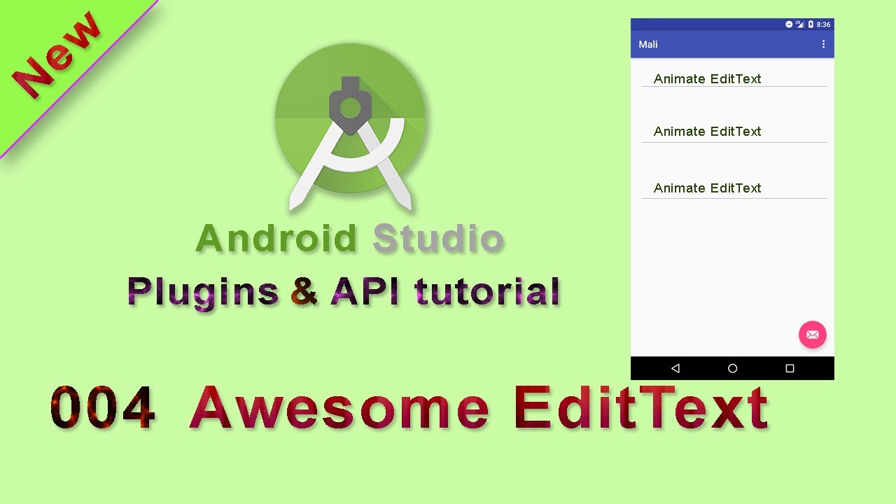 Animate EditText in android application.