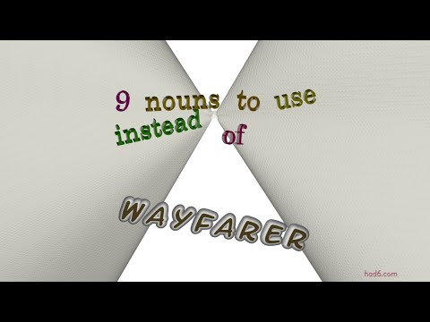 wayfarer - 10 nouns which are synonym of wayfarer (sentence examples)