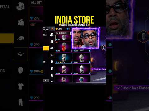 Indian Store Vs Other Server Store ???? #secrofitegaming