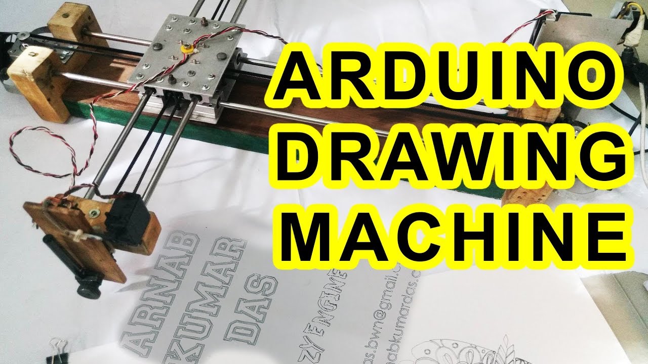 Arduino Drawing Machine | www.ArnabKumarDas.com
