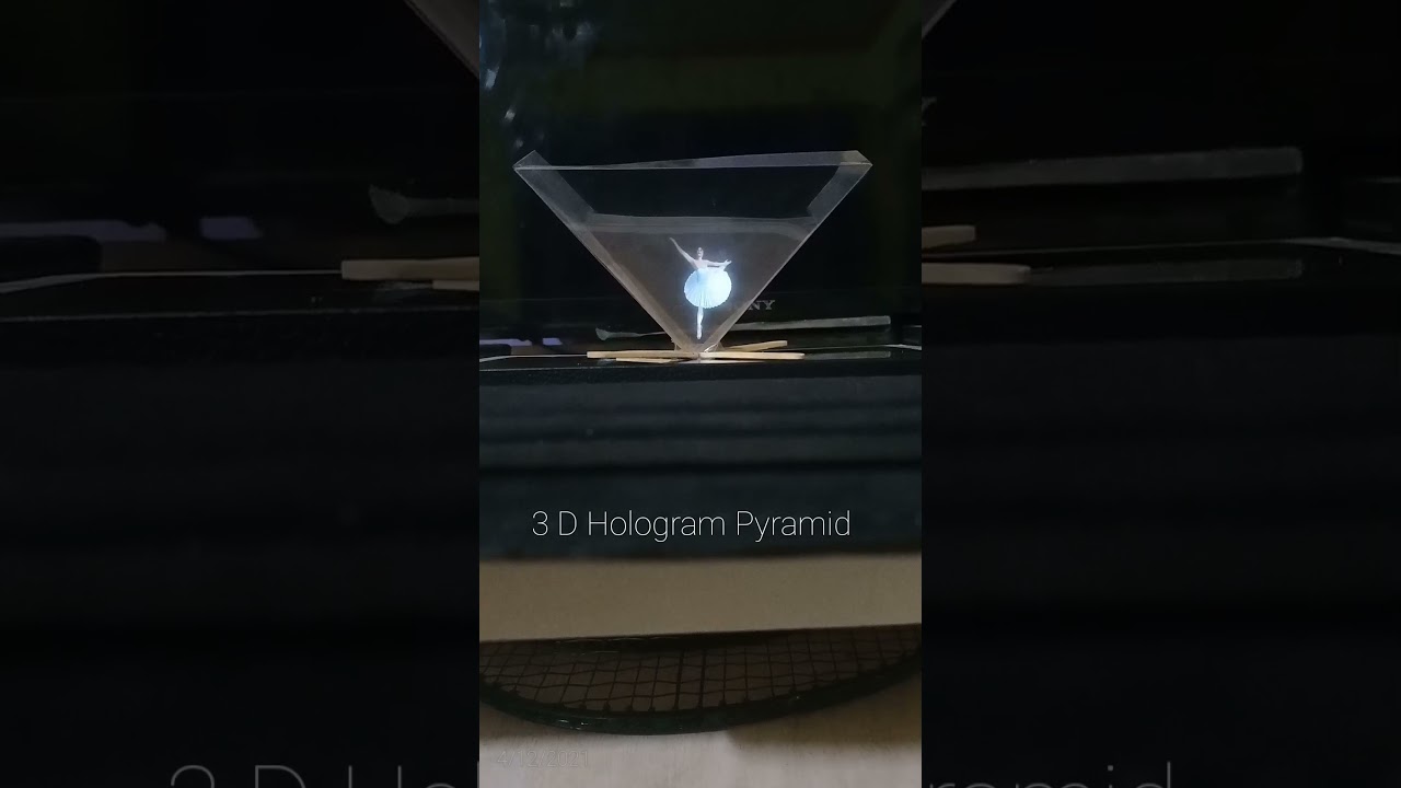 DIY 3D HOLOGRAMS | Hologram pyramid| 3d hologram