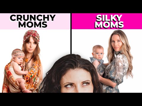 Crunchy Moms Vs Silky Moms Vs Scrunchy Moms- 4 Moms Laugh at What Each is Like!