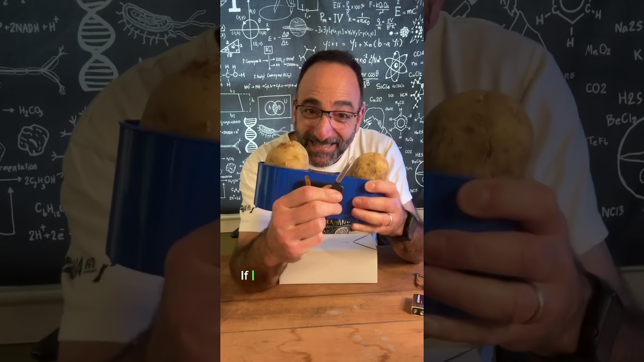 A potato battery? #science #learnonyoutube #Battery #Chemistry #Potato