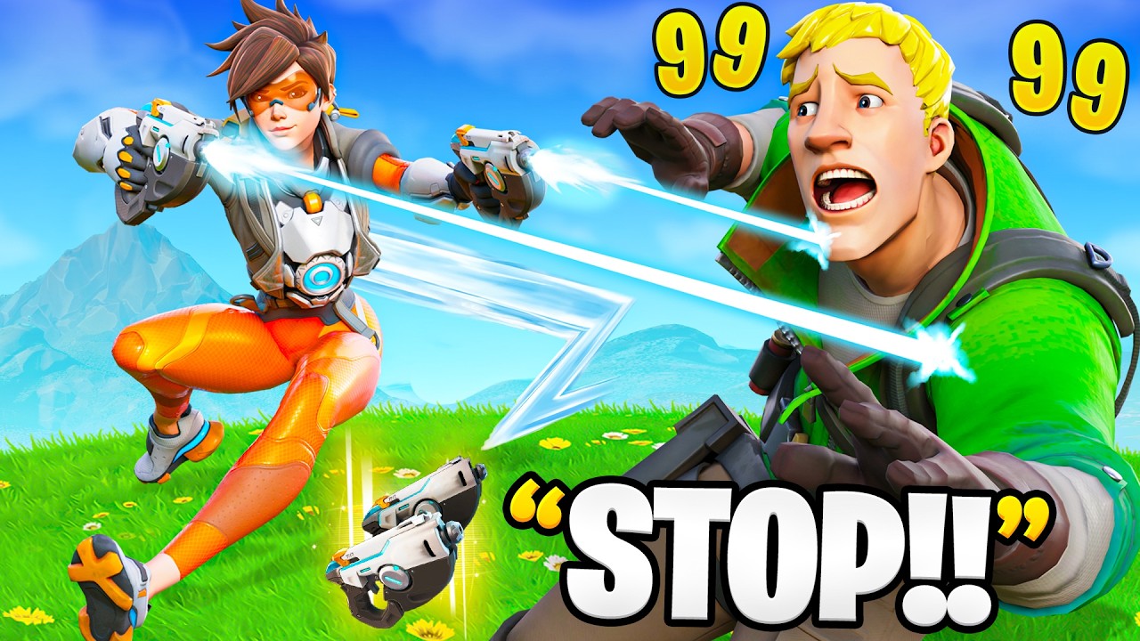 Trolling With OVERWATCH Update In Fortnite!