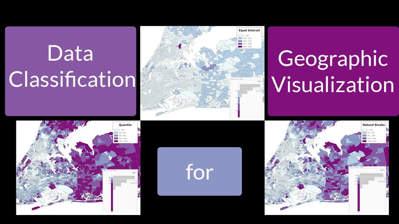 Data Classification for Geographic Visualization #Maps #GIS