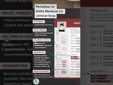 Berbagai Poin yang Penting Diperhatikan saat membuat CV Lamaran Kerja