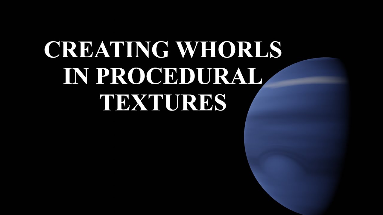 Procedural Whorls in Blender