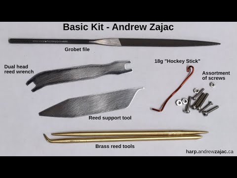 Andrew Zajac Basic Diatonic Harmonica Tool Kit - Grobet | Reverb