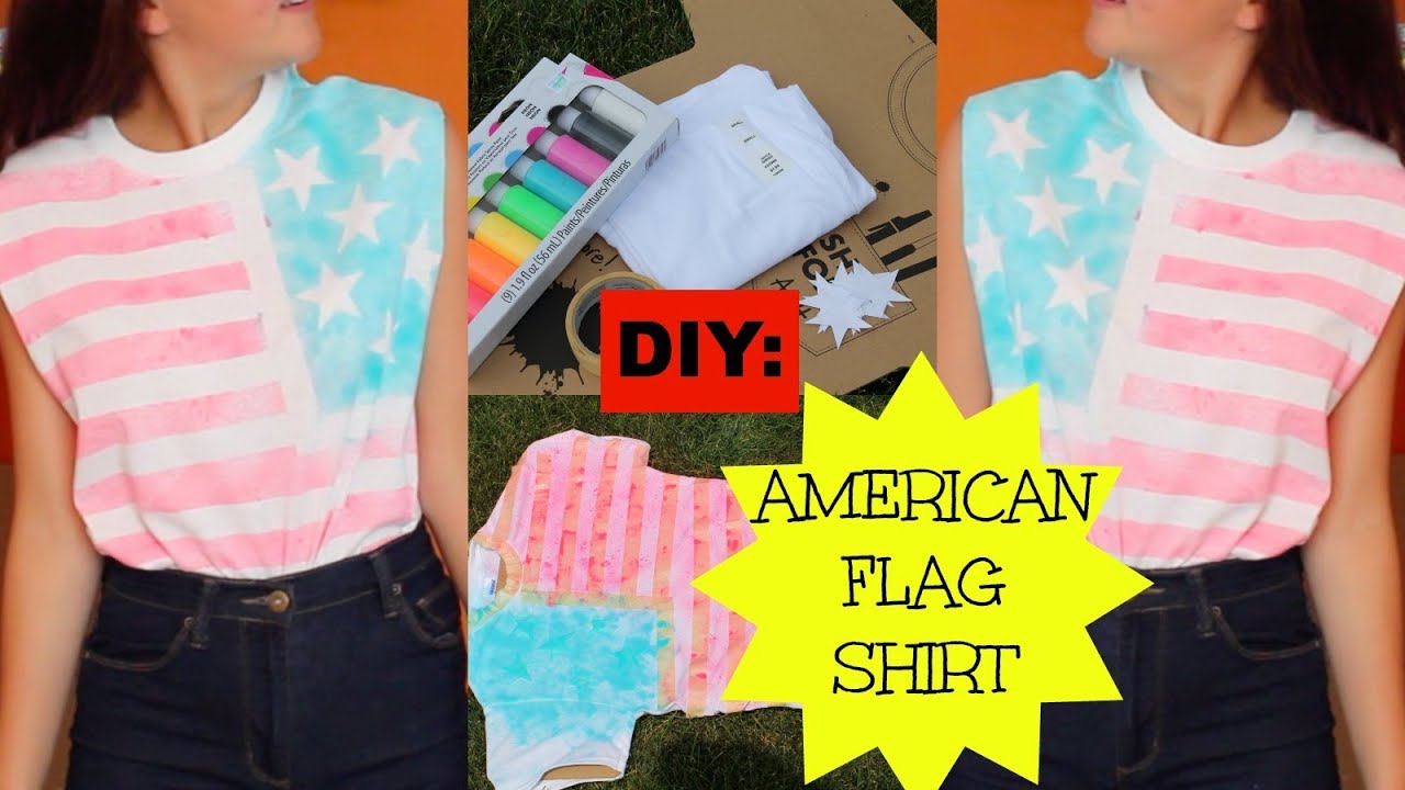 DIY: American Flag Shirt!