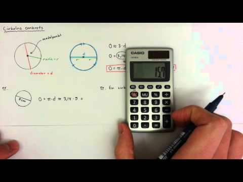 Cirkelns omkrets | Matematik