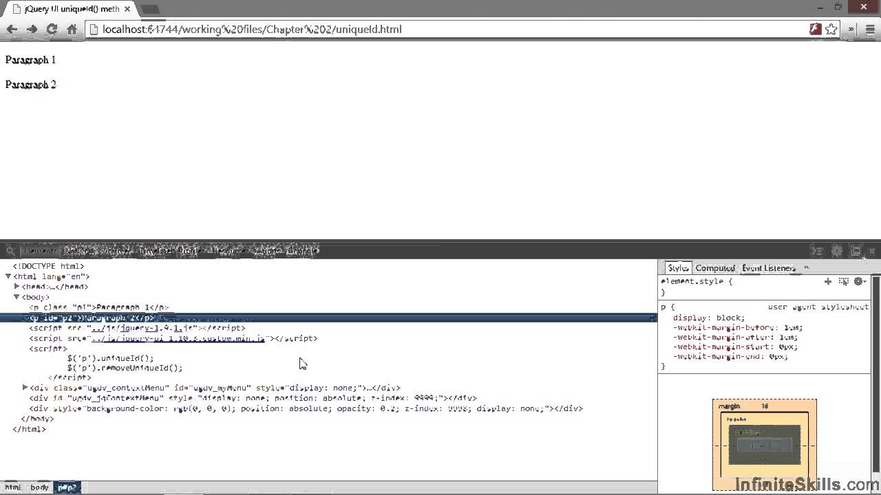 jQuery UI Tutorial | Core Methods
