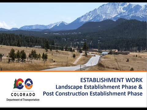Landscape Establishment Phase