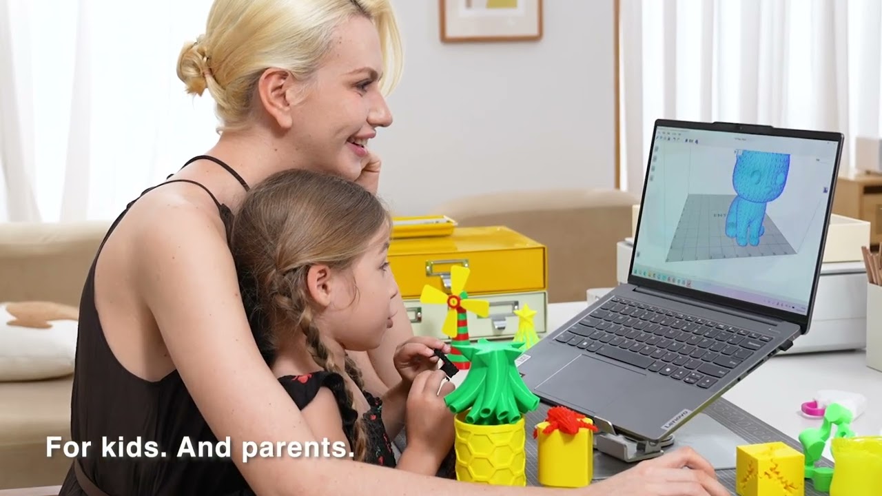 Bring Creativity Home with Tina2C 3D Printer 🧡
