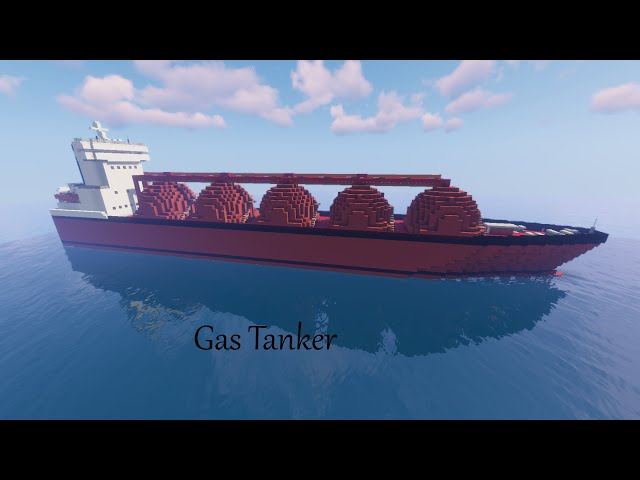 LNG gas Tanker Minecraft Map