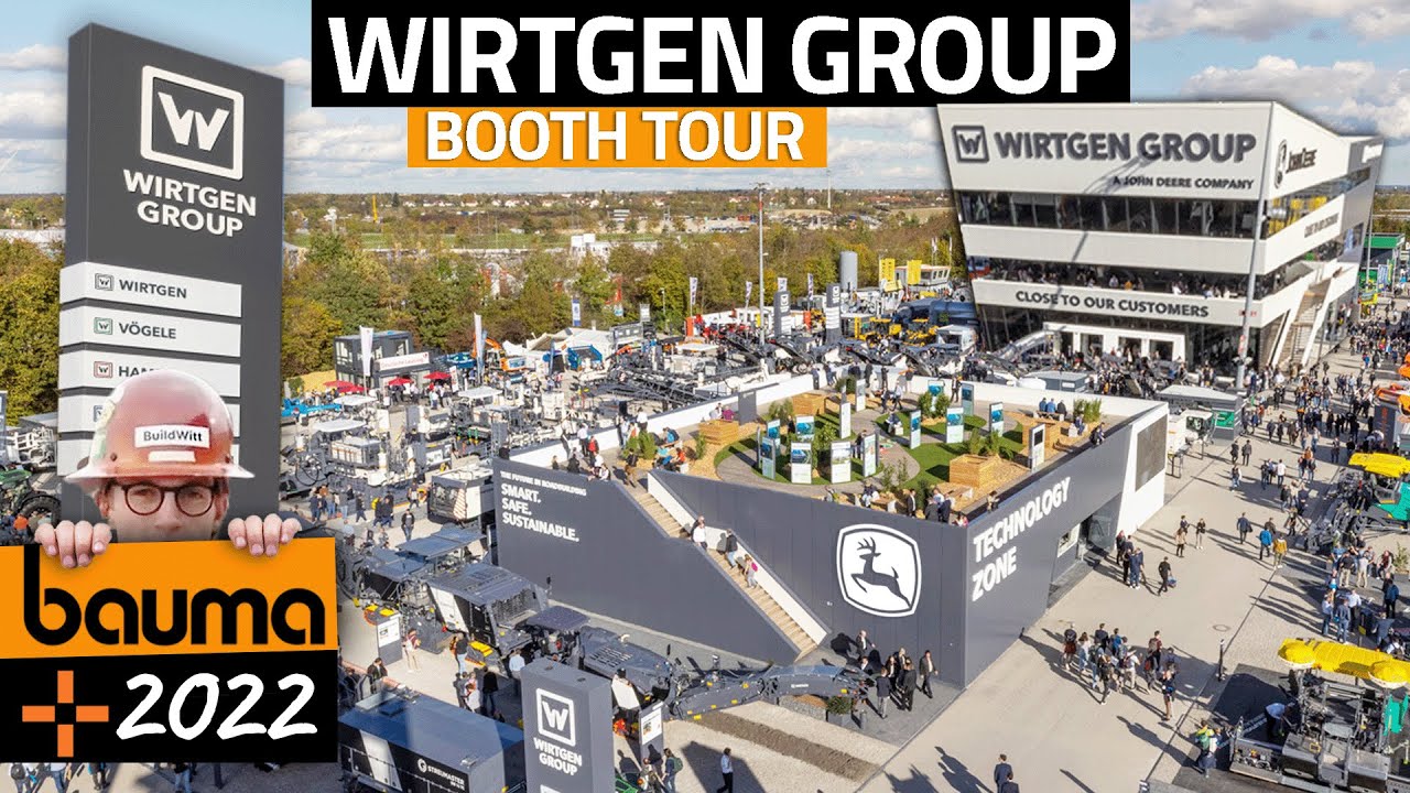 Road Building and Surface Mining Machines at the Wirtgen Booth | Bauma 2022