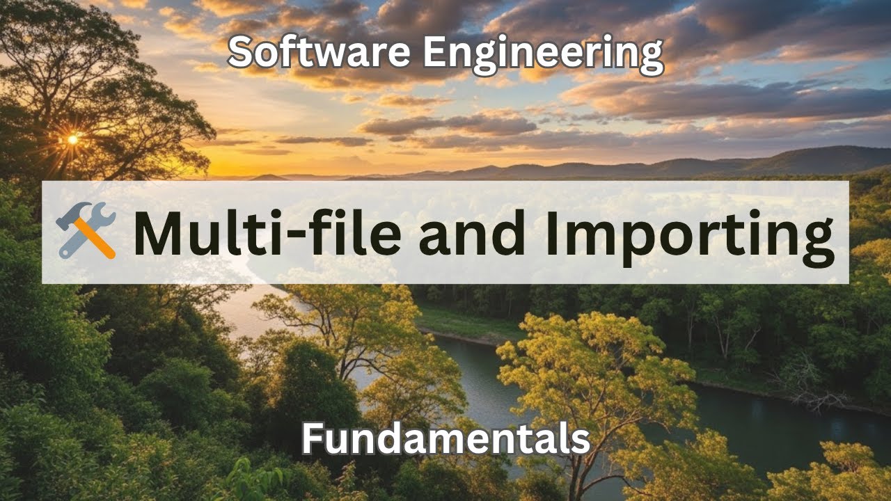 🛠️ Multi-file & Importing | Software Engineering Fundamentals