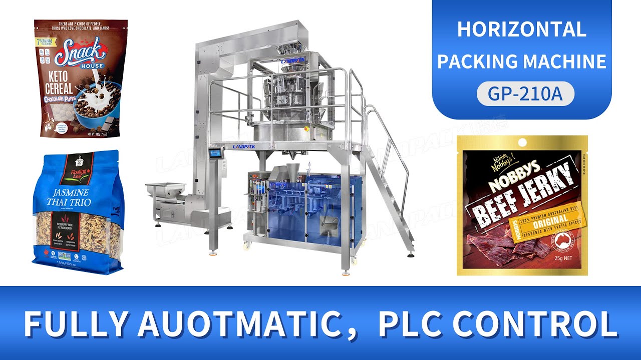 Automatic Horizontal Doypack Machine Granule Premade Pouch Packing Packaging Machine