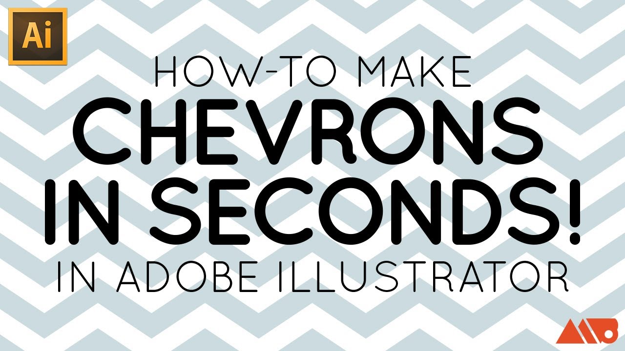 Adobe Illustrator Tutorial: Make a Chevron in Seconds!