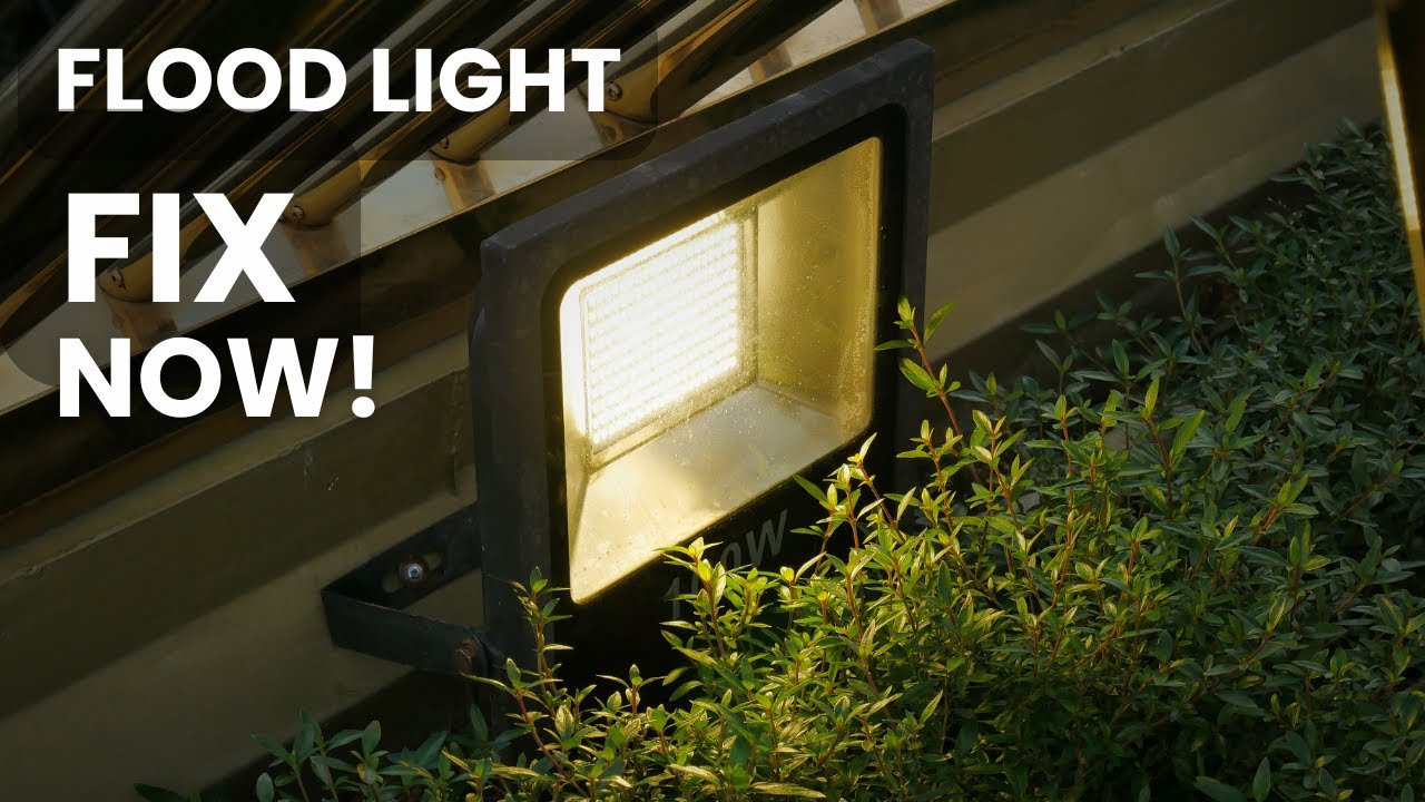 Common Problems with Outdoor Flood Lights and How to Fix Them