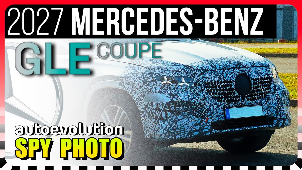 2027 Mercedes GLE Coupe Facelift Shows More Details in Latest Spy ...