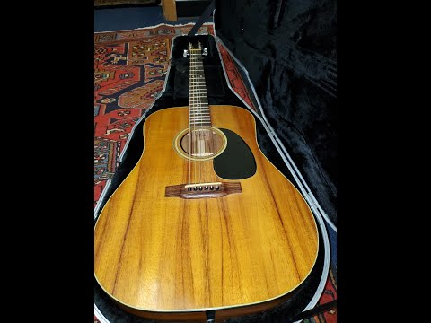 Martin D-25 K2 / KOA top back & sides 1980s | Reverb
