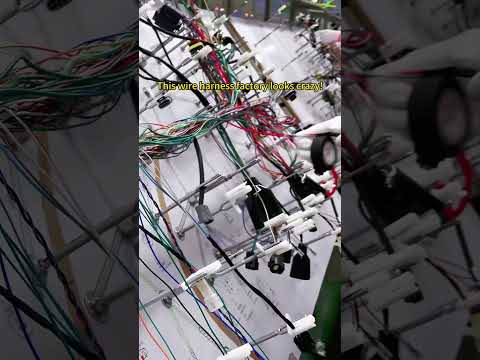 This wiring harness factory looks crazy