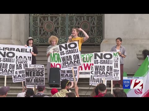 Protest against US strikes on Iranian nuclear facilities held in Providence