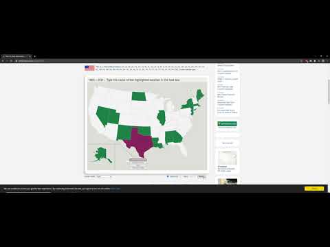 Seterra: The U.S.: State Abbreviations in 1:11 | July 5, 2020