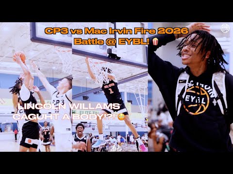 ON HIS HEAD!!!šāāļøš³ Mac Irvin Fire 16u vs CP3 - 2026 Matchup - EYBL Session 1 | Memphis, TN