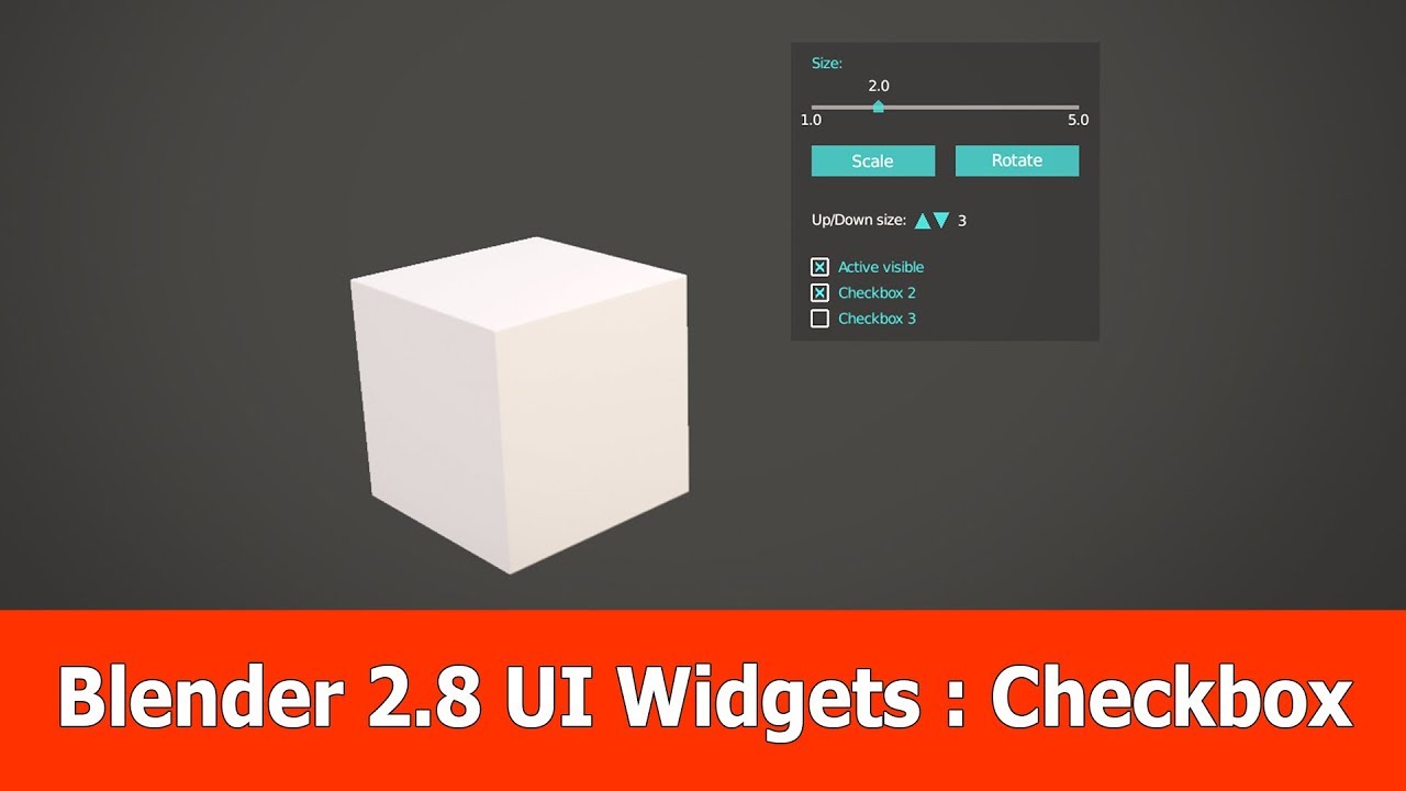Blender 2.8 UI Widgets : Checkbox with Python