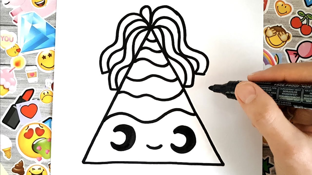 Cómo dibujar un sombrero de fiesta paso a paso