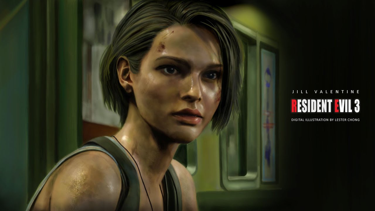 Drawing Timelapse - Jill Valentine Resident Evil 3