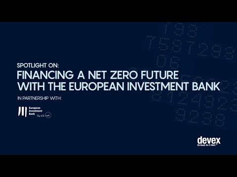 Spotlight on Financing a Net Zero Future with the European Investment Bank