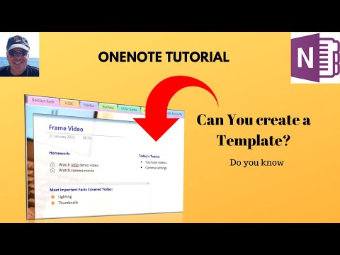 Templates in OneNote | ITs Easy Training