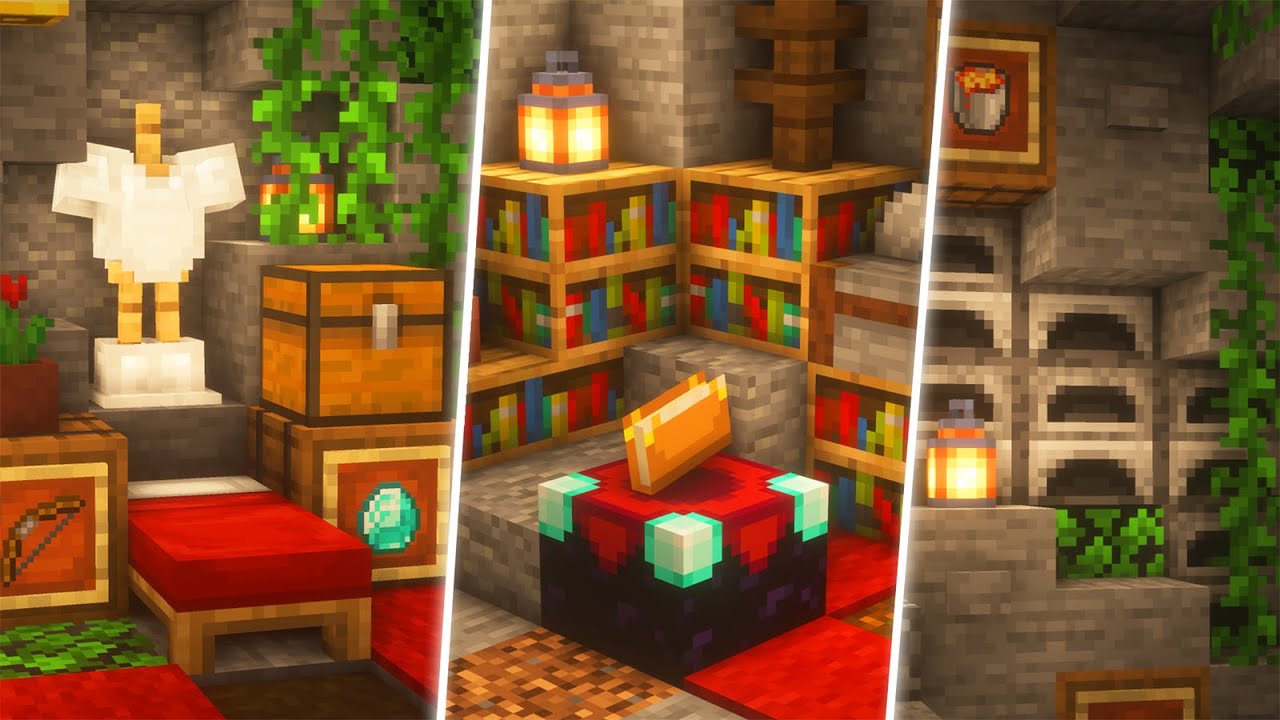 Minecraft: How to Build an Underground Base | Survival Cave House Tips ...