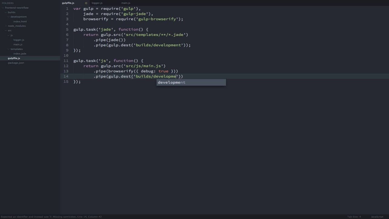Get started with gulp Part 2: gulp & Browserify