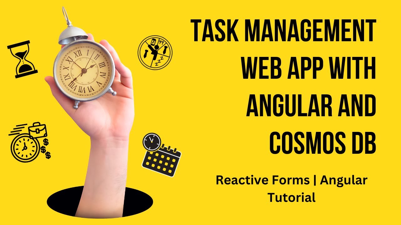 Creating a Task Management Web App with Angular and Cosmos DB | Reactive Forms | Angular Tutorial
