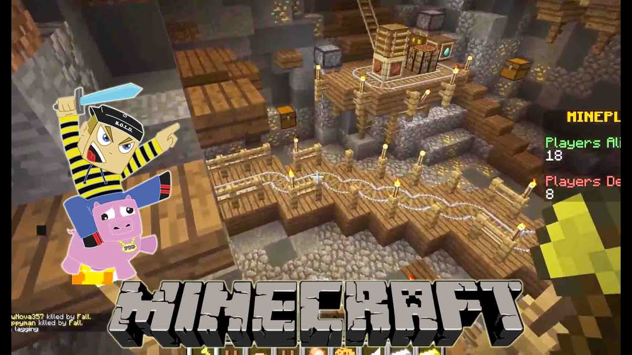 Minecraft Lets Play Survival Mini Game on Mineplex