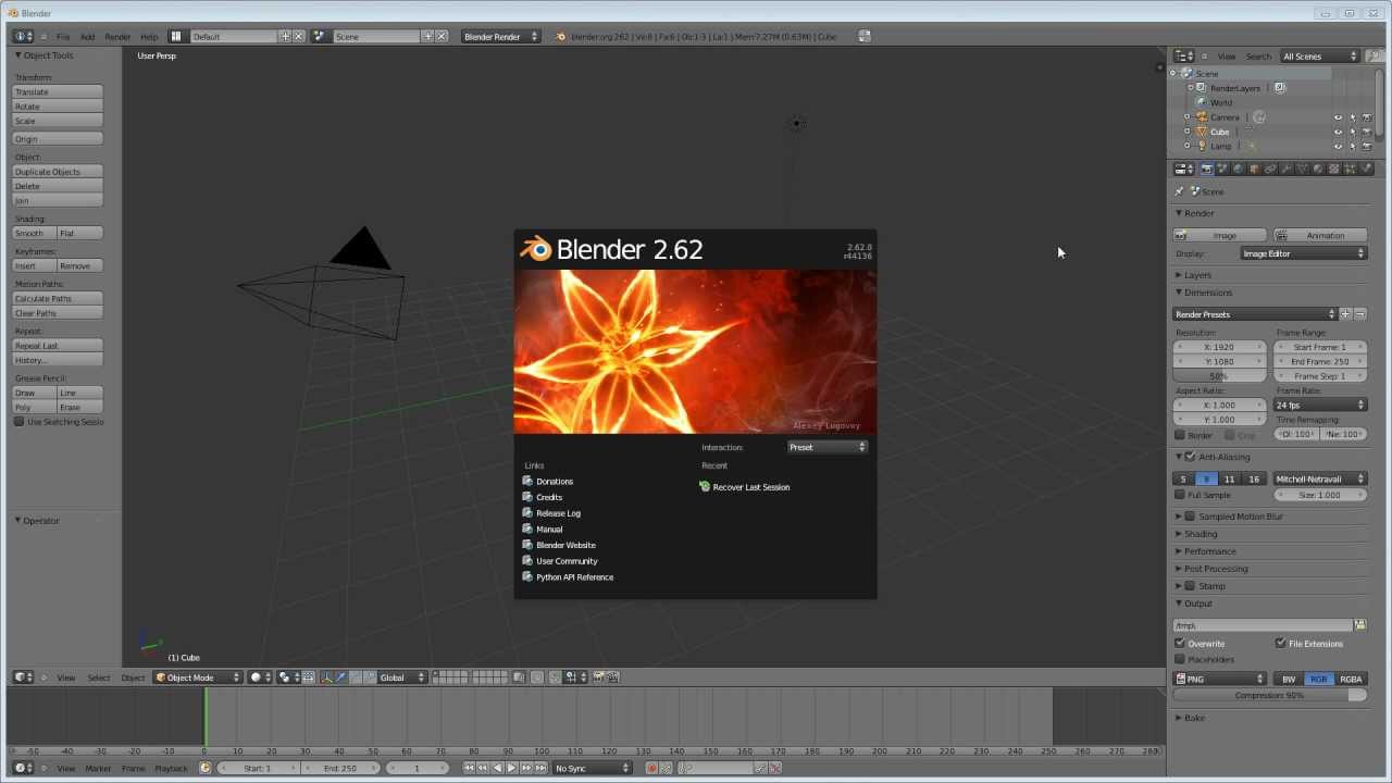 (2012) Blender Absolute Beginner Tutorial: Ep. 2