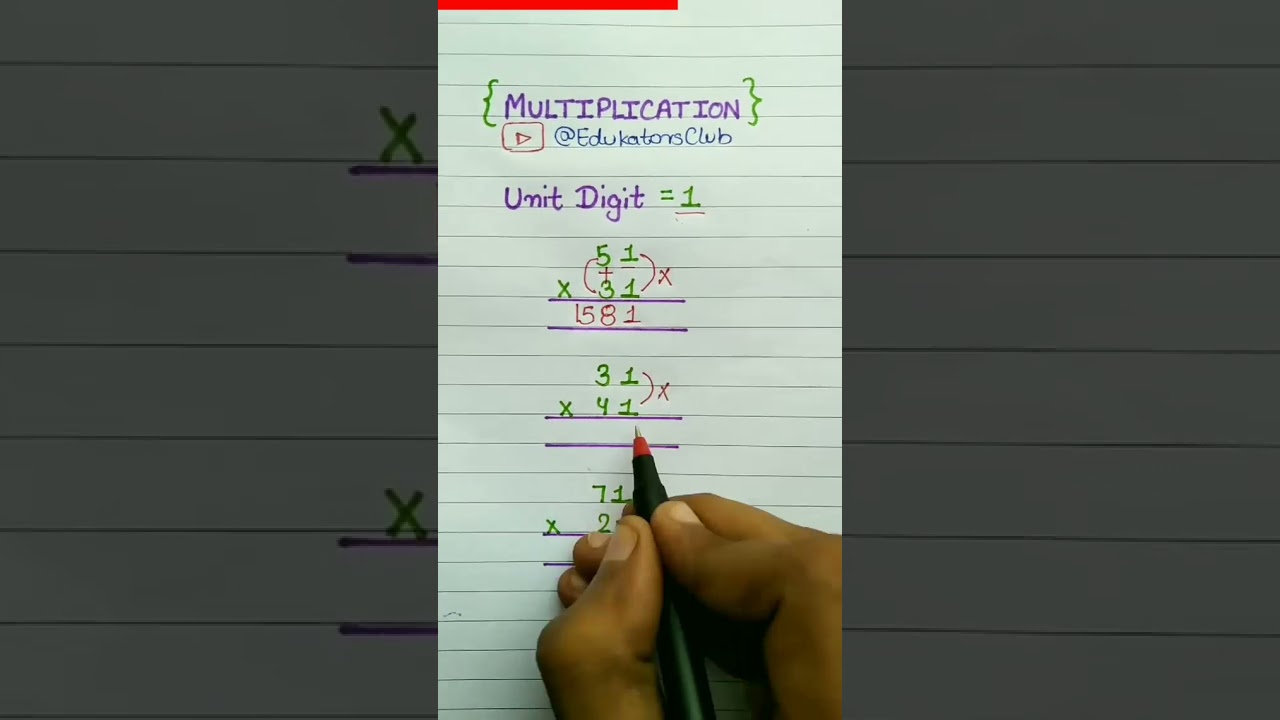 Tip For Easy Multiplication