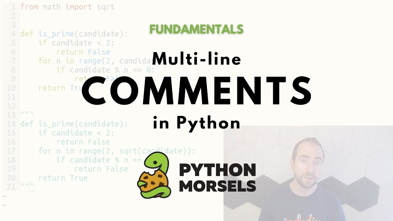 Multiline comments in Python